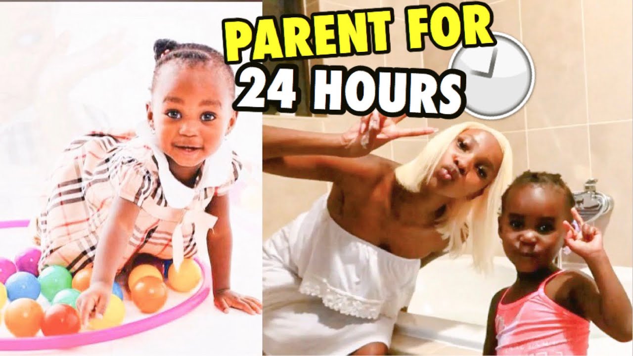 I TRIED BEING A MOM FOR 24 HOURS! 🍼 - YouTube