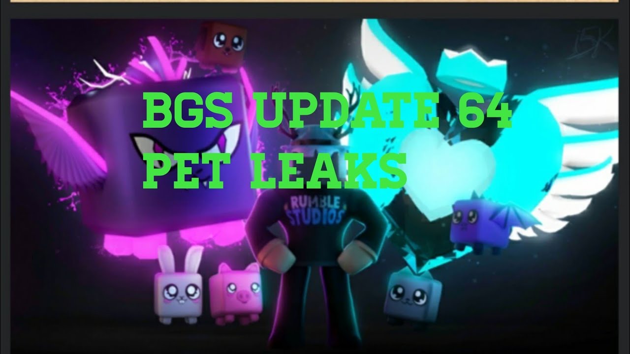 bgs update 64 pet leaks and more - YouTube