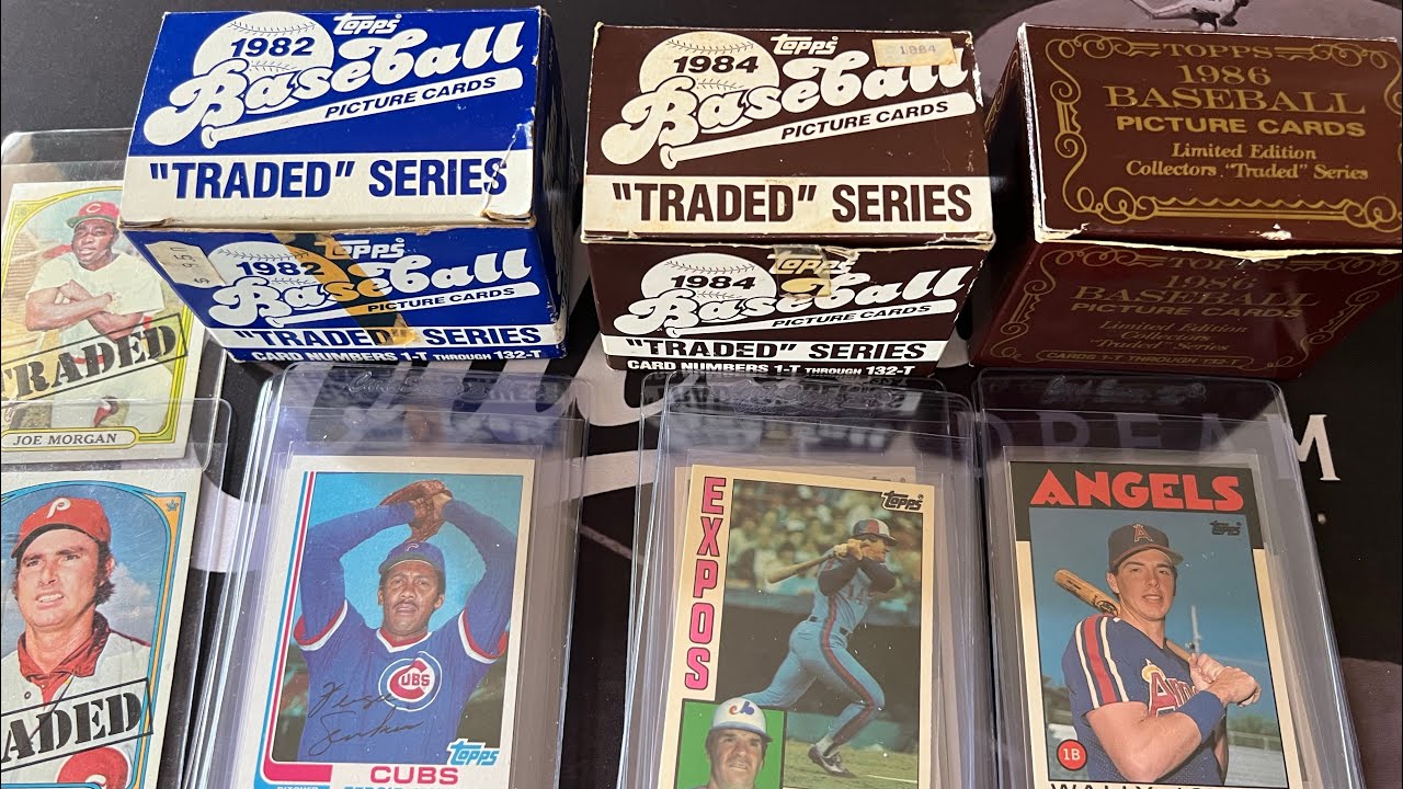 Talking Topps Traded Sets - Tiffany versions, early 80’s sets - YouTube