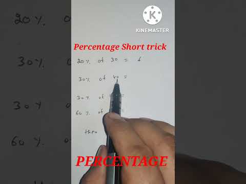 Percentage Short trick| Quantitative aptitude | Percentage | Government exams | - YouTube
