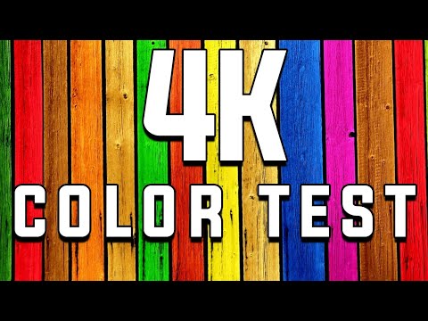 Monitor Color Test  -  Smart TV Color Test (RGB / CMYK) [4K 2160p]