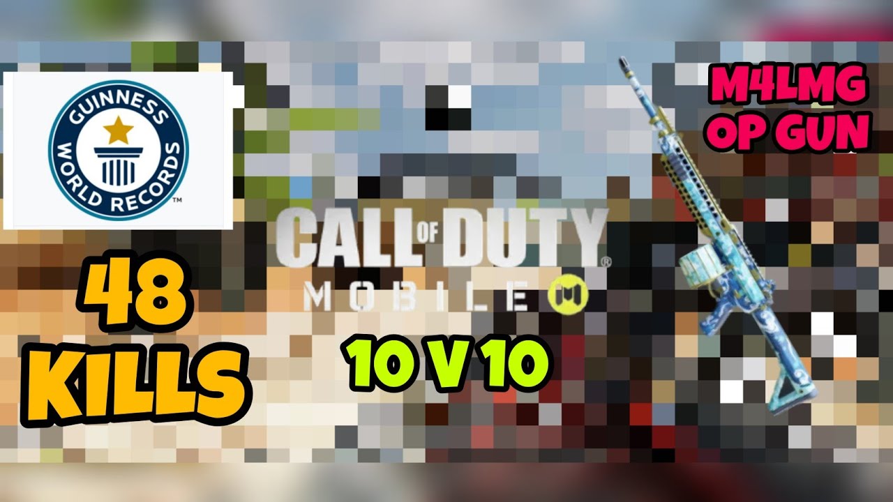 WORLD RECORD | 48 KILLS | 10 V 10 | COD MOBILE - YouTube