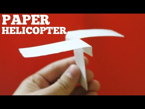How to make paper Helicopter | How to make Easy paper Helicopter for ...