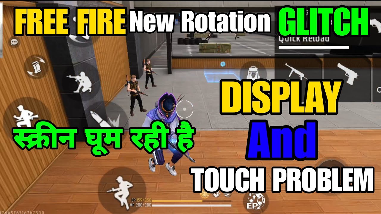 Free Fire Display And Touch Problem | Screen Rotating New Setting || Free Fire Screen Ghoom Rahi ...