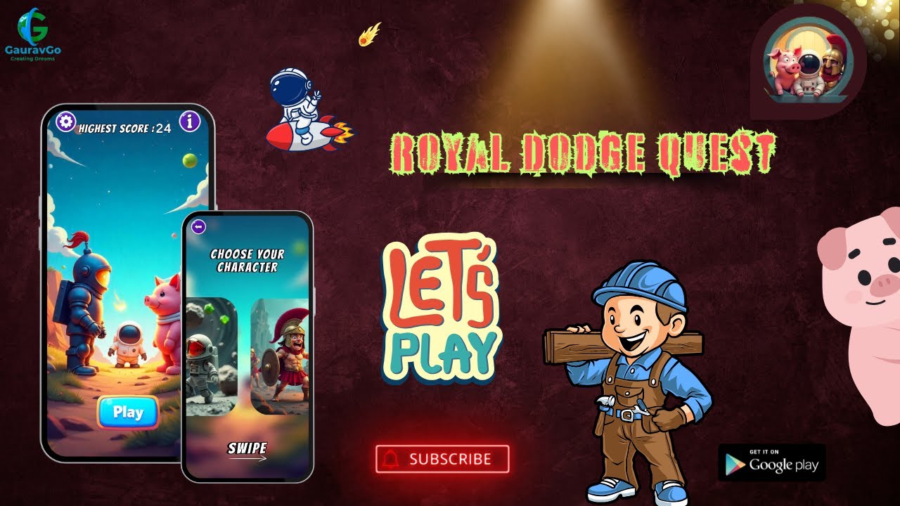Royal Dodge Quest | New F2P | GauravGo Games Technologies - YouTube