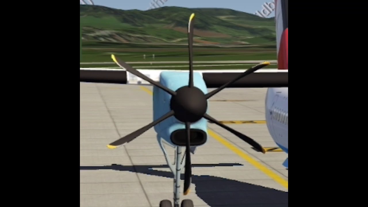 Q400 propeller pitch #shorts - YouTube
