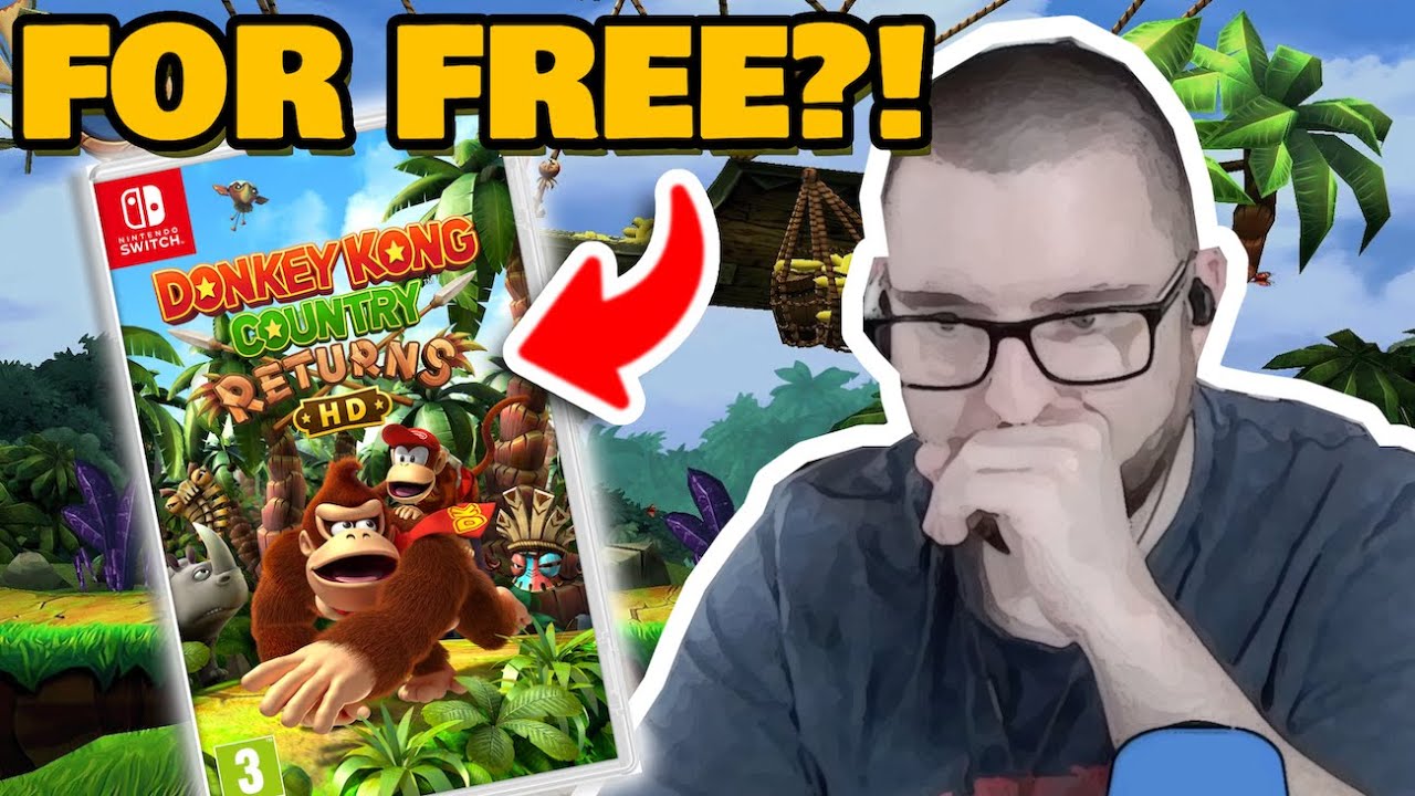How to get Donkey Kong Country Returns HD for FREE on Nintendo Switch 🍌 ...