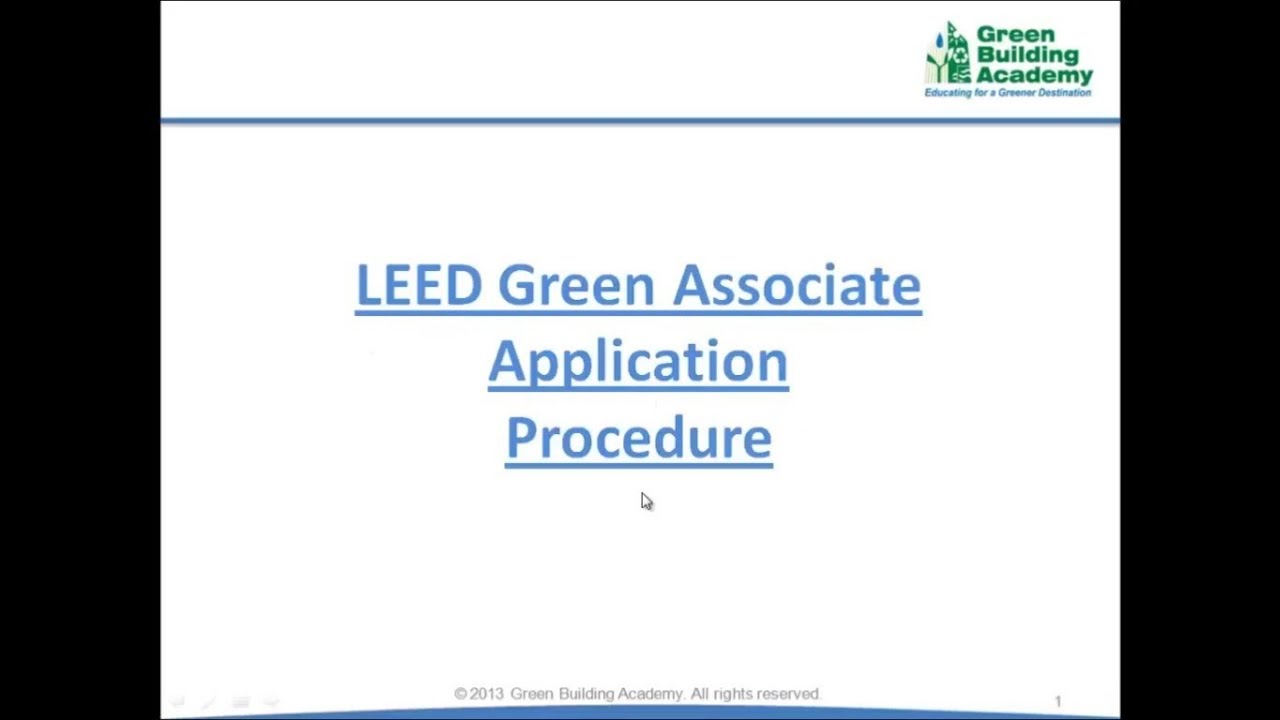 Applying for LEED v4 Green Associate Examination | by Conserve Academy ...