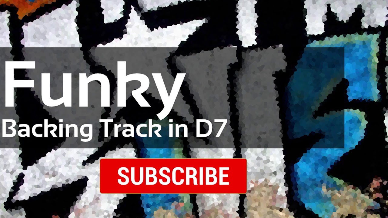 Funky Jam Track in D7 t 100 - YouTube