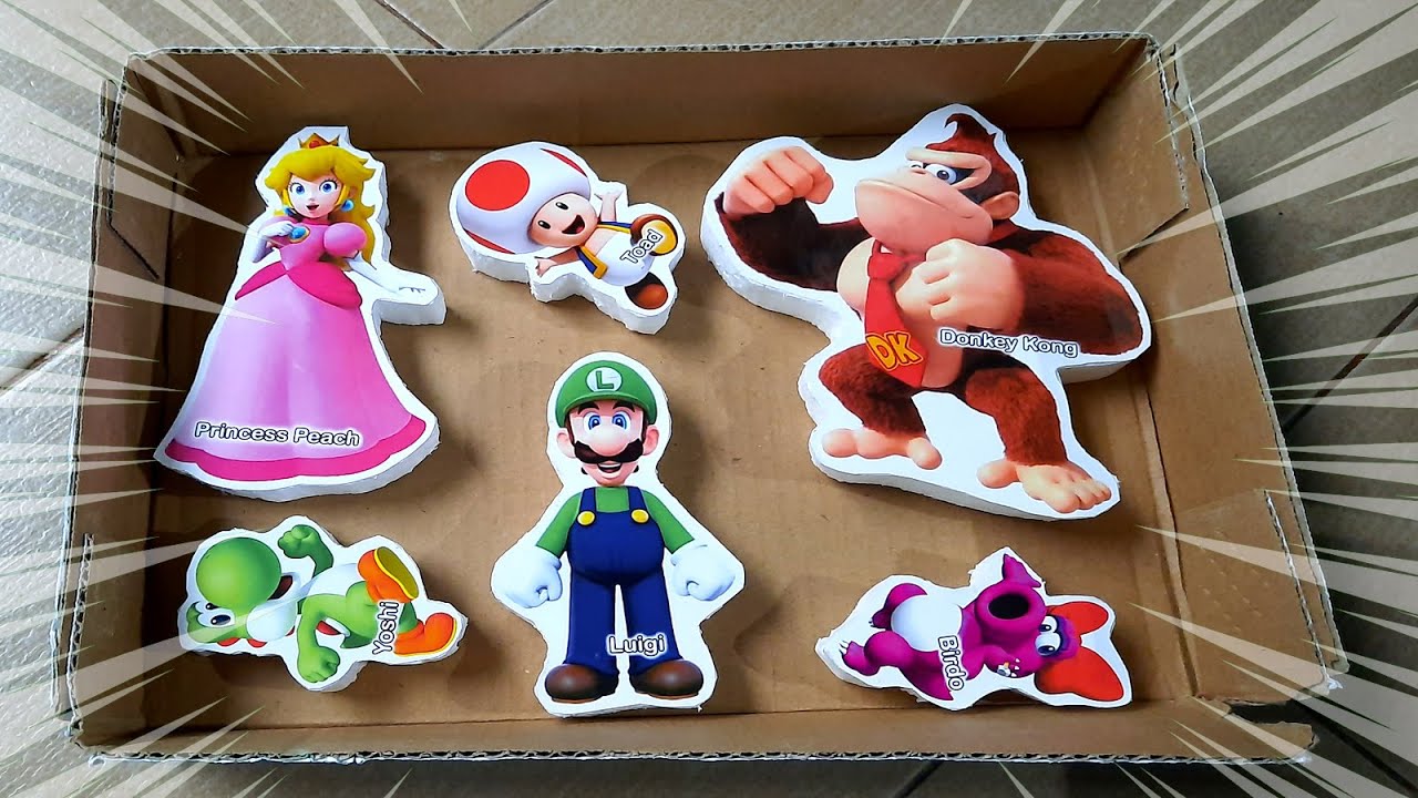 #33 Box Full of Mario Bros v Princess Peach Falling asleep with Super ...