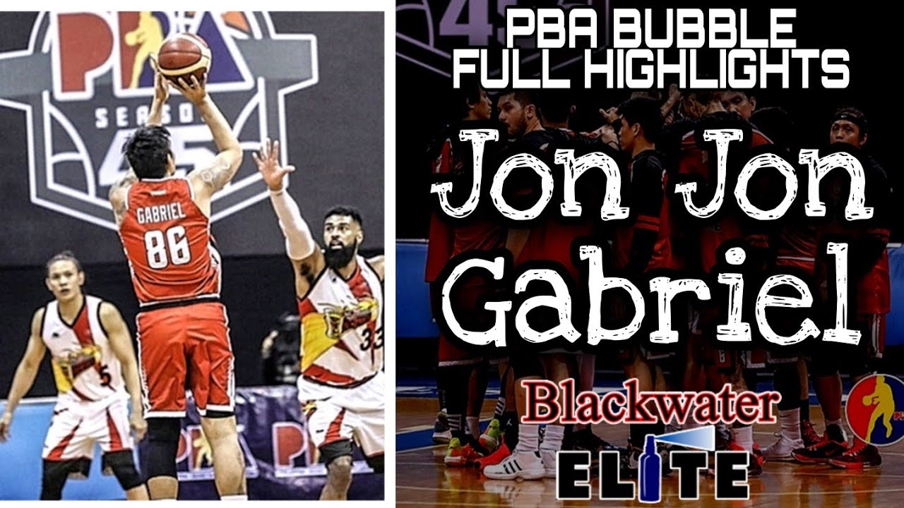 Jon Jon Gabriel PBA Bubble Full Highlights - YouTube