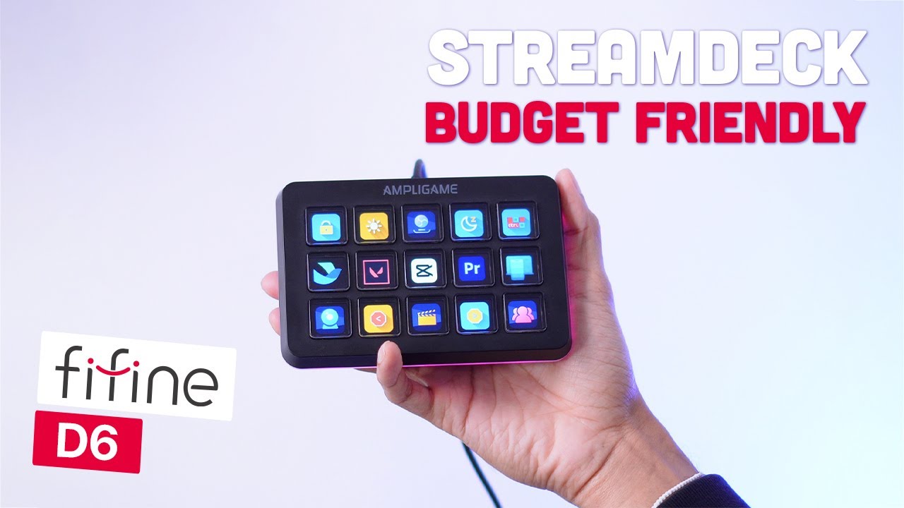 FIFINE D6 Controller pad - Budget Streamdeck Terbaik!! - YouTube