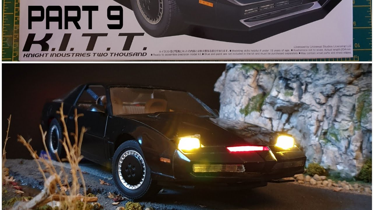 Knight rider "KITT" 1/24 scale (pt 9 THE FINAL REVEAL!) - YouTube