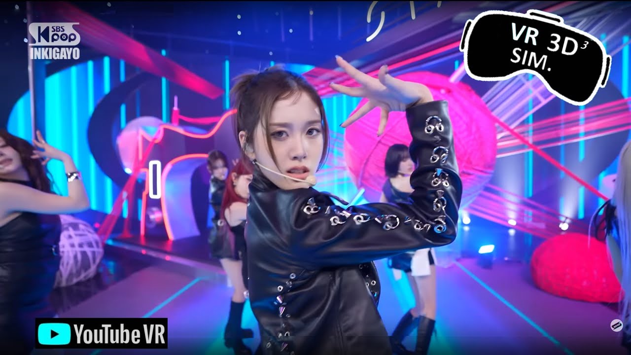 [VR] STAYC 'BEBE' SBS inkigayo Performance 8K (Simulated VR 3D) - YouTube