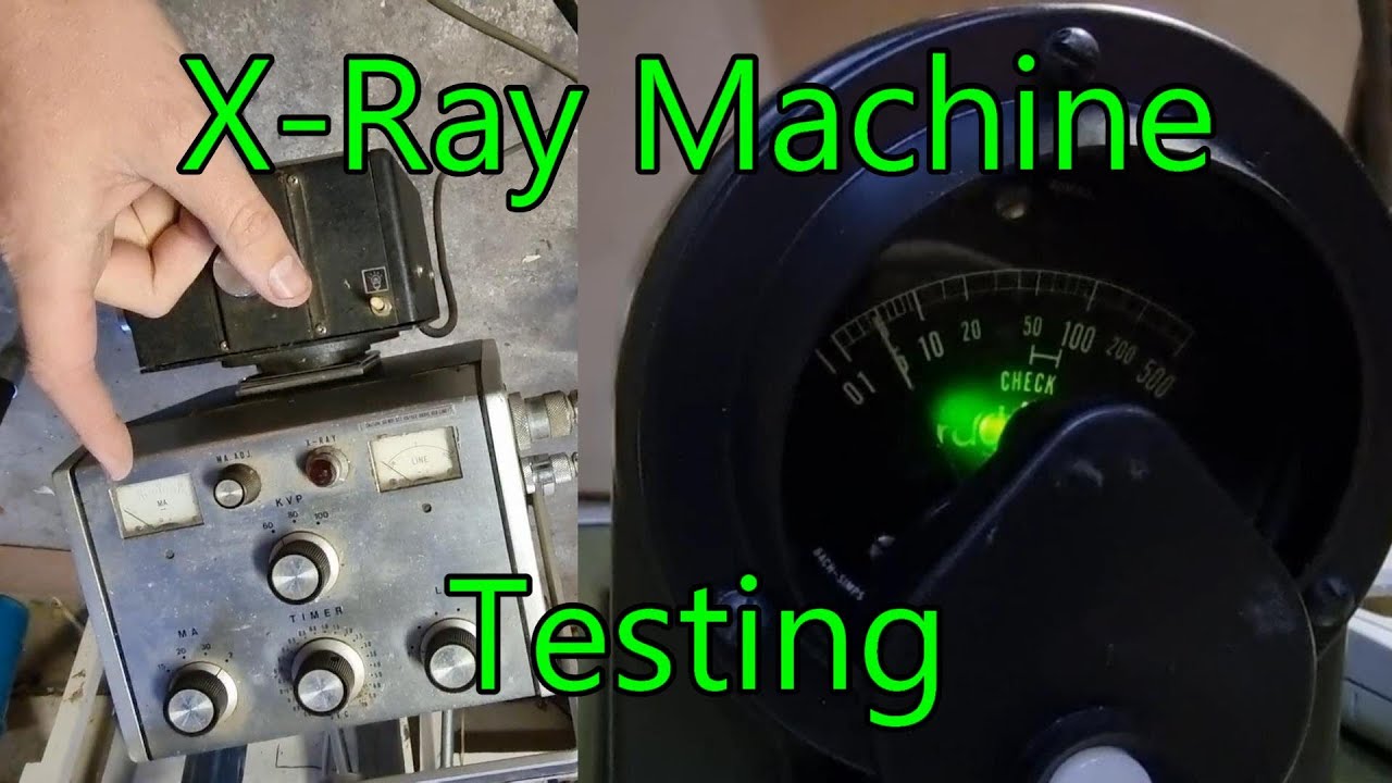 Acoma PX 30 Xray Machine and IM-174A Radiacmeter - YouTube