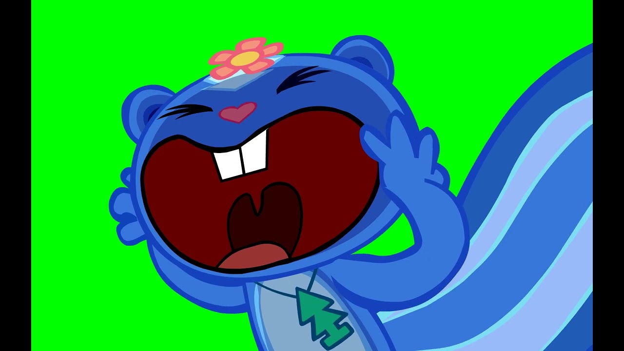 Petunia (HTF) Screaming Green Screen - YouTube