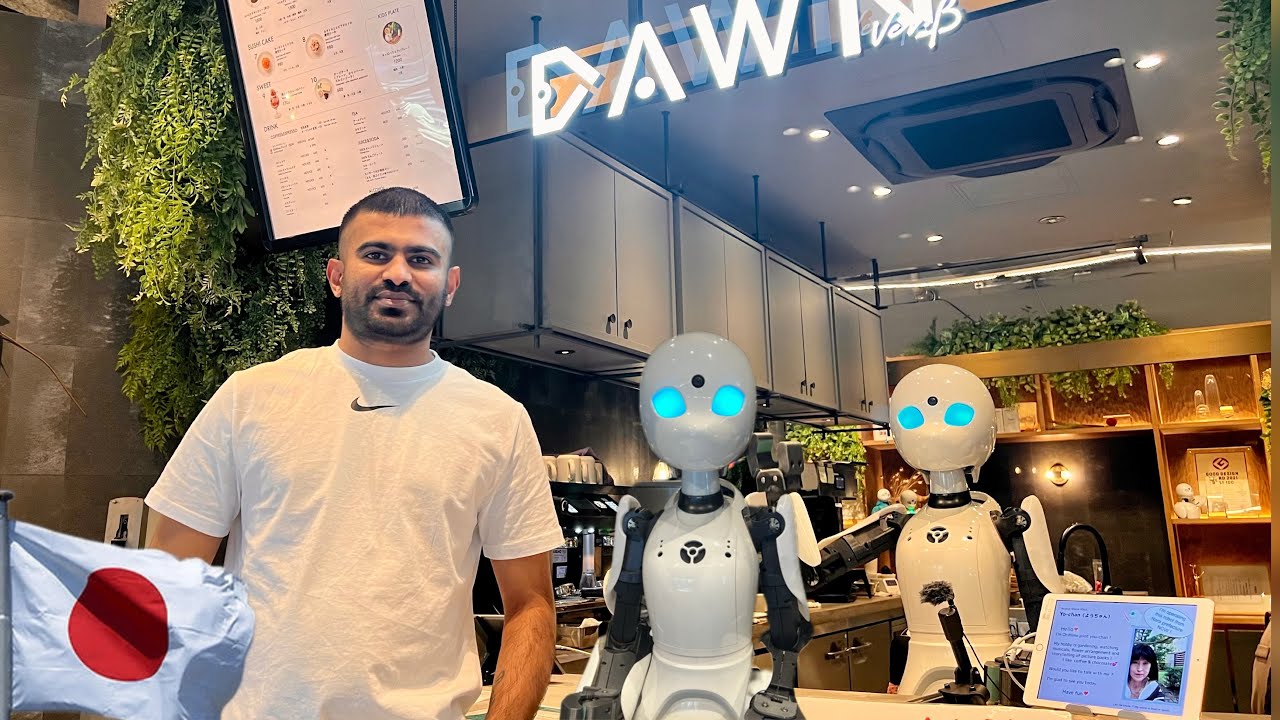 Robot restaurant 🍽️ Japan 🇯🇵 DAWN | Avatar Robot Cafe ver.β - YouTube