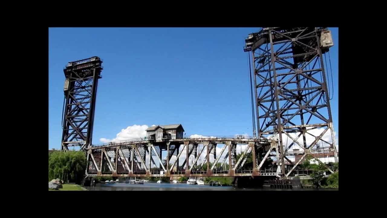 Canal Street Railroad Bridge Lift - YouTube