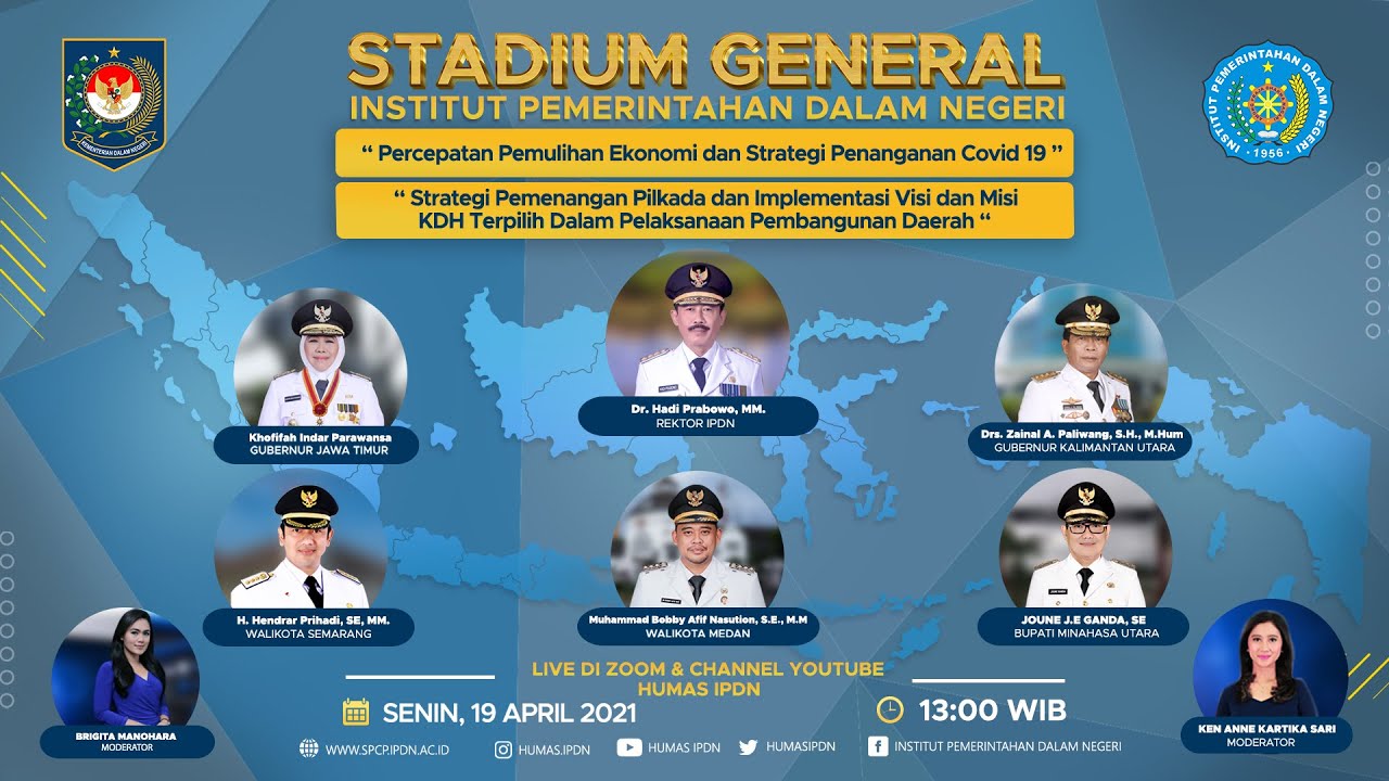 STADIUM GENERAL INSTITUT PEMERINTAHAN DALAM NEGERI TAHUN 2021 - YouTube