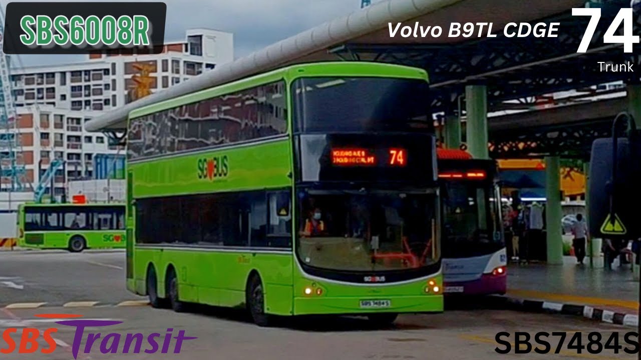 (Joyride) Volvo B9TL CDGE bus rode on 74!!! - YouTube