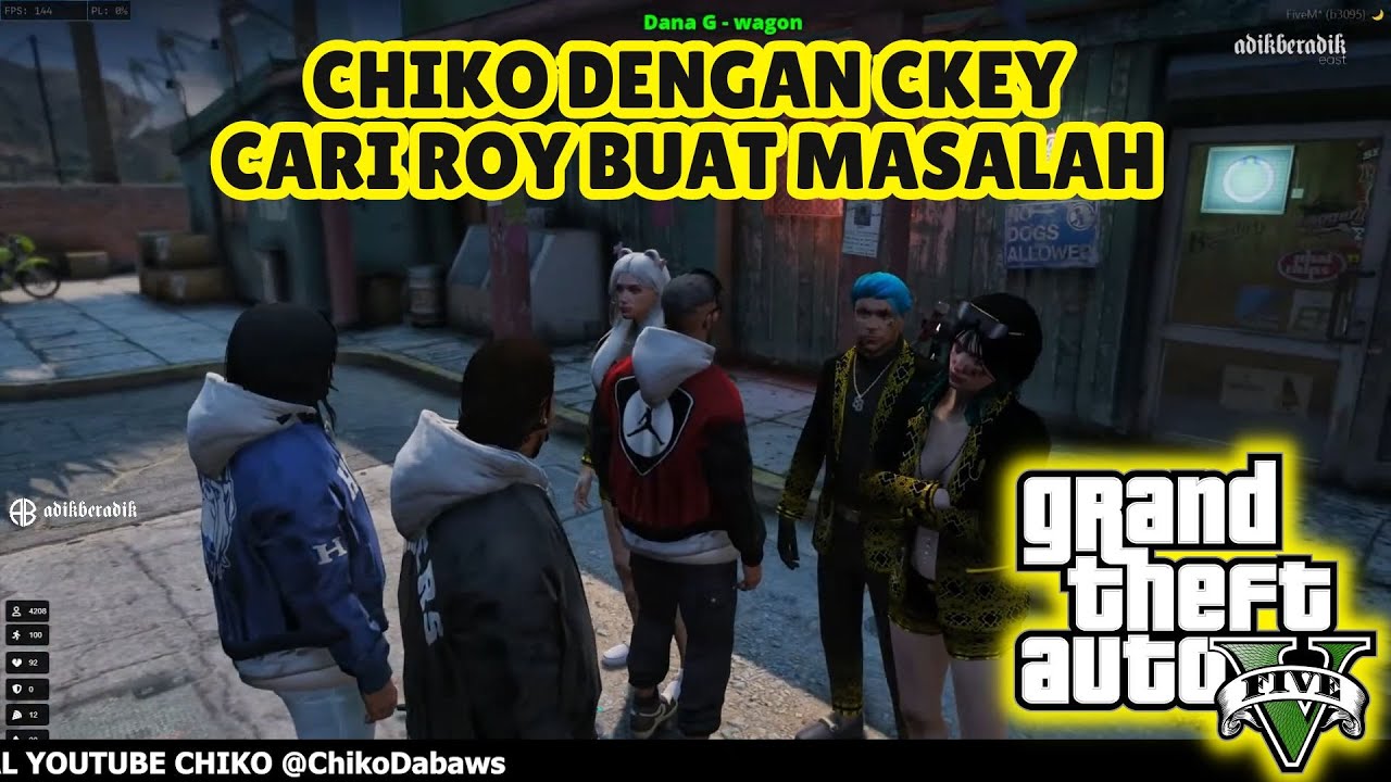 🔴 GTA 5 | CHIKO DENGAN CKEY CARI ROY BUAT MASALAH - YouTube