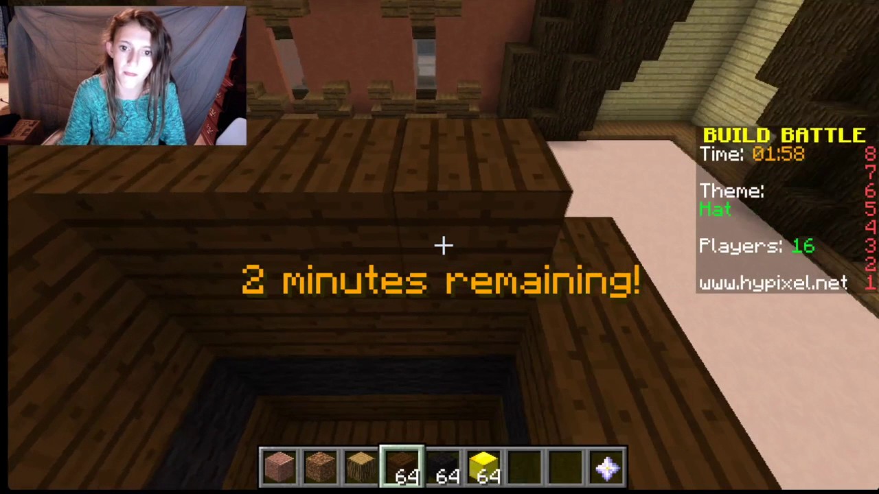 Playing Farm Hunt and Build Battle On MINECRAFT - YouTube