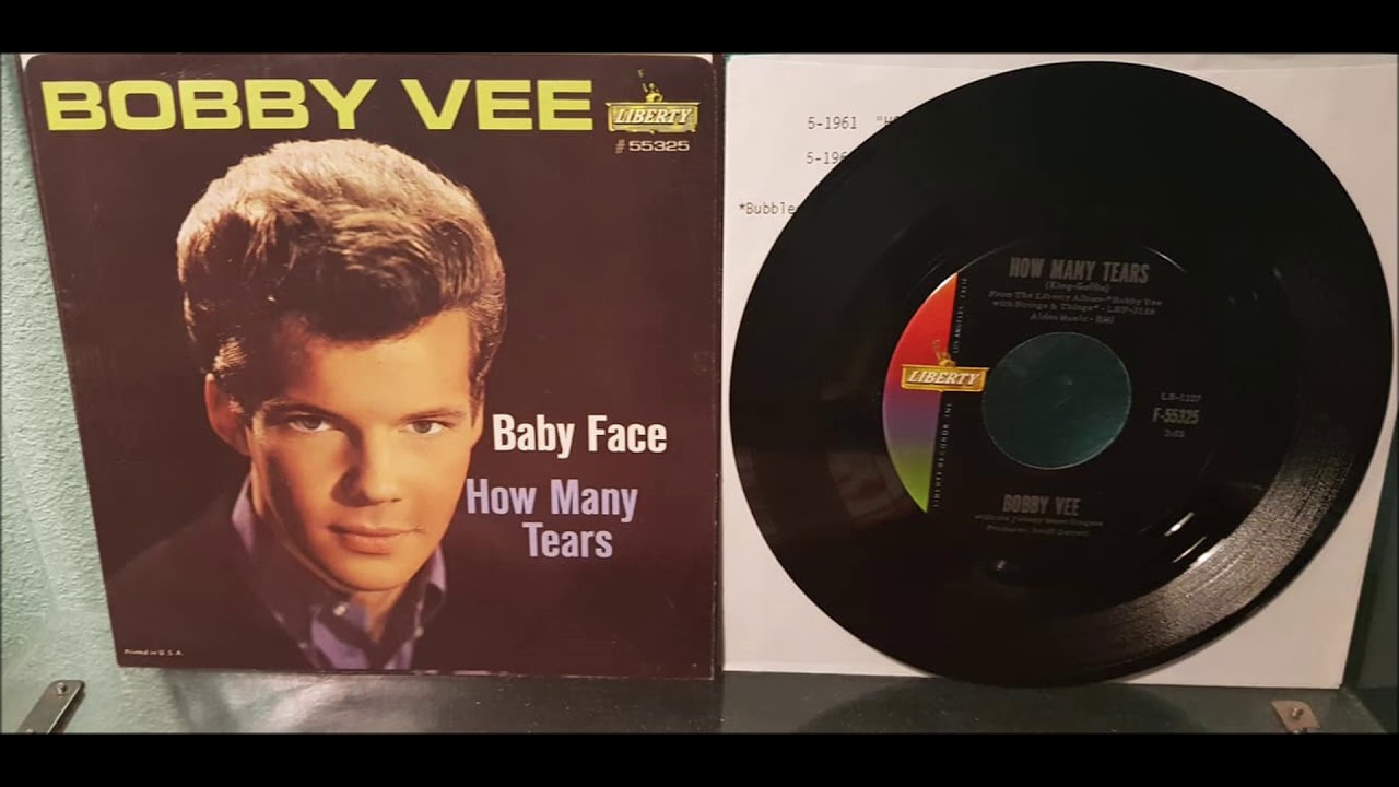 Bobby Vee - Baby Face - 1961 Rock N Roll - Liberty 55325 - YouTube