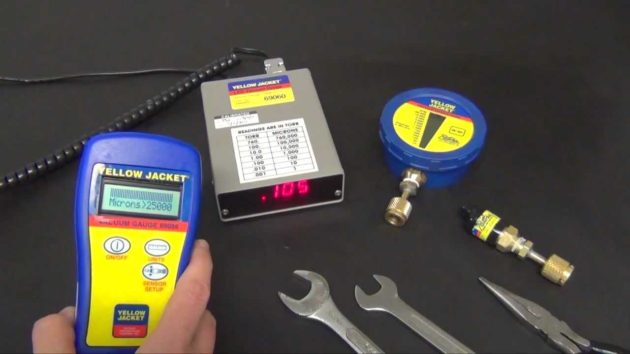 YELLOW JACKET Tech Tip: Oil in the Vacuum Gauge Sensor - YouTube