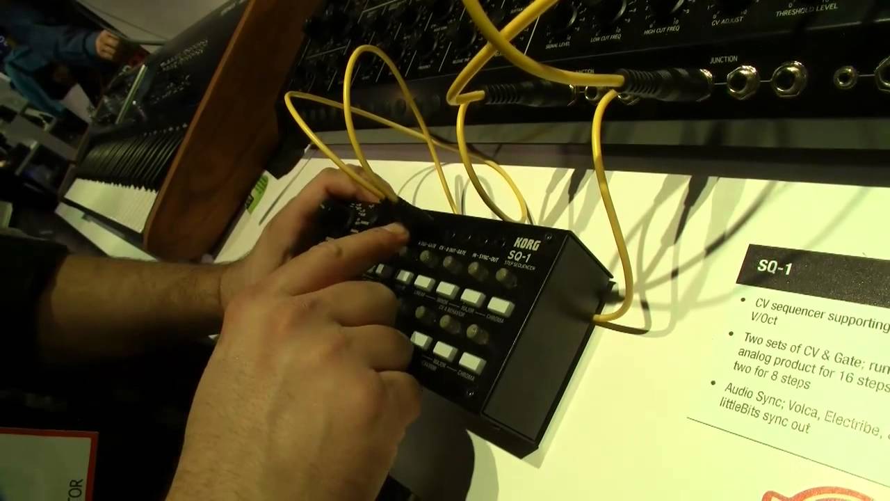 NAMM 2015: Korg MS-20 Desktop Kit and SQ-1 Sequencer - YouTube