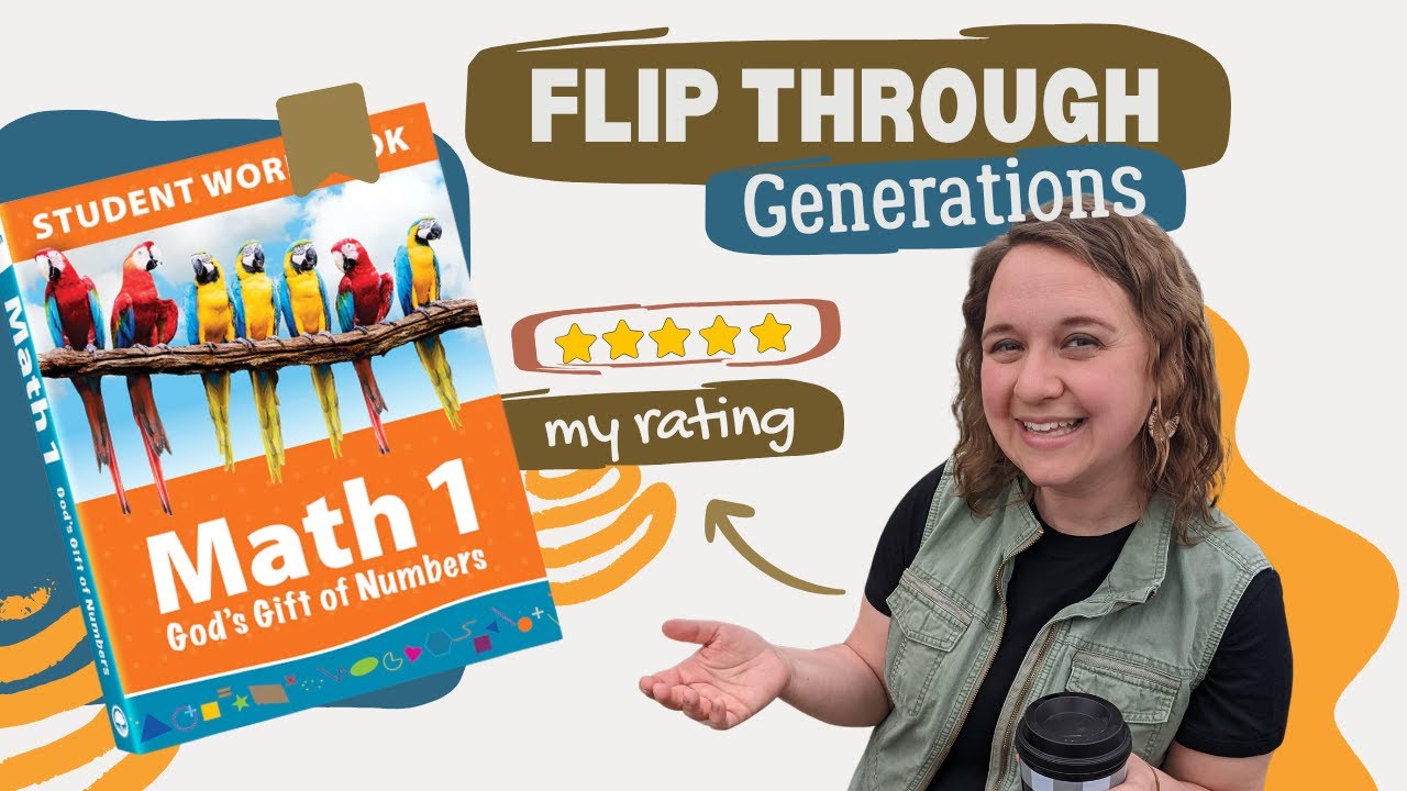 Generations Math Level 1 Homeschool Flip Through - YouTube