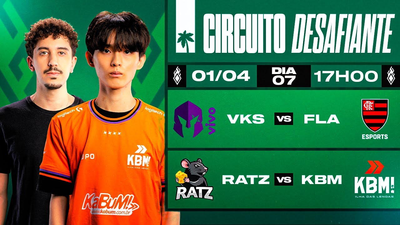 LIVE COMPLETA: KBM x RATZ & FLA x VKS | CIRCUITÃO DIA 7 | ILHA DAS ...