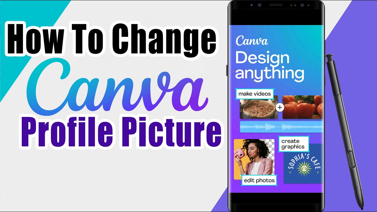 How To Change Canva Profile Picture On Android - YouTube