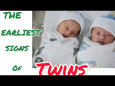 What are the earliest signs of twin pregnancy? - YouTube