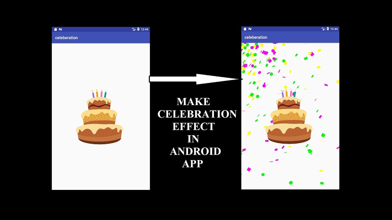 Android | Making celebration effect in your app - YouTube