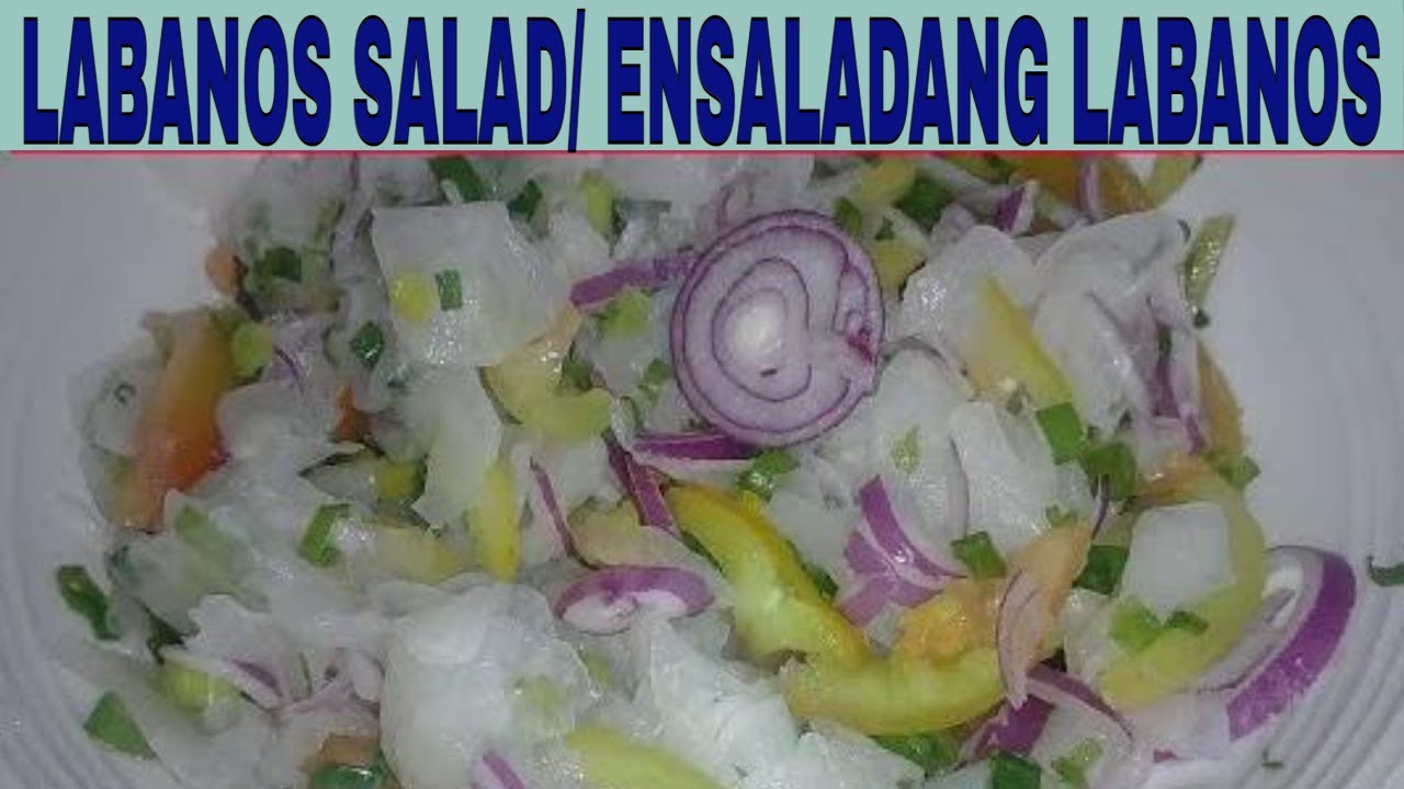 Labanos/ Radish Salad | Kinilaw na Labanos | Ensaladang Labanos | celz ...