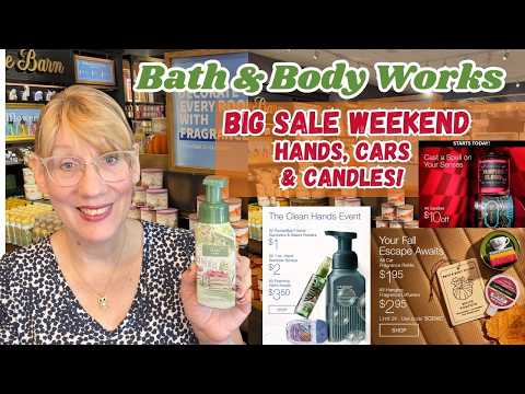 Bath & Body Works Big Sale Weekend - Hands, Cars & Candles!