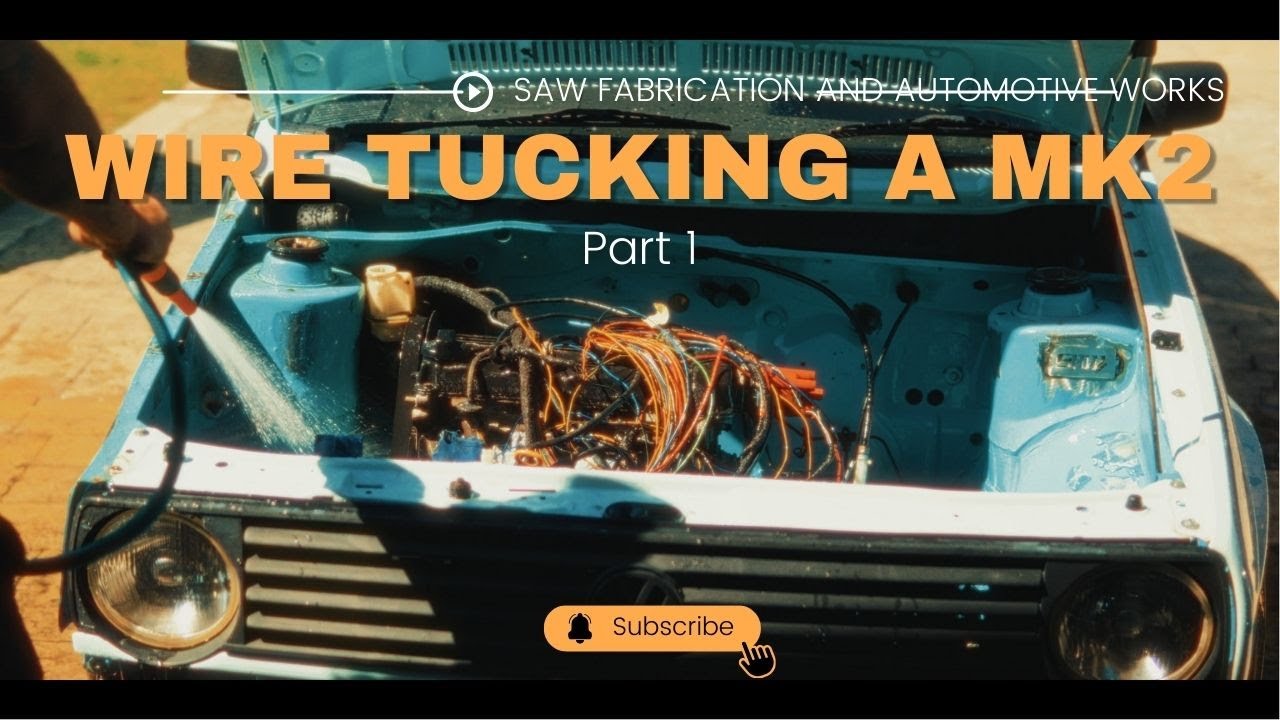 Wire Tucking a 16v Mk2 Golf: Part 1 - YouTube