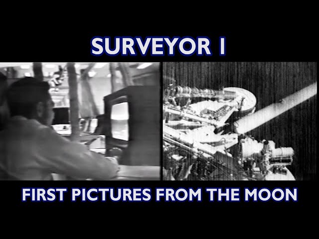 Surveyor 1 Spacecraft Drawing