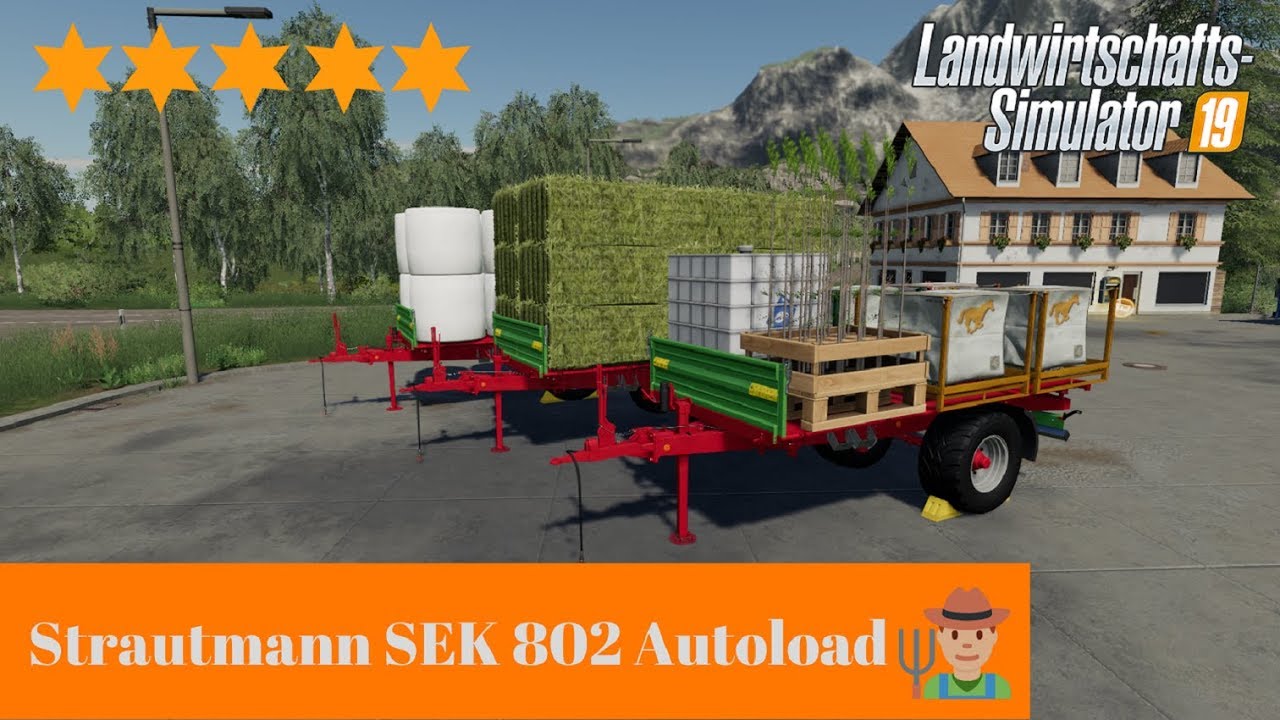 Ls19 Modvorstellung Ii Strautmann Sek 802 Autoload Youtube