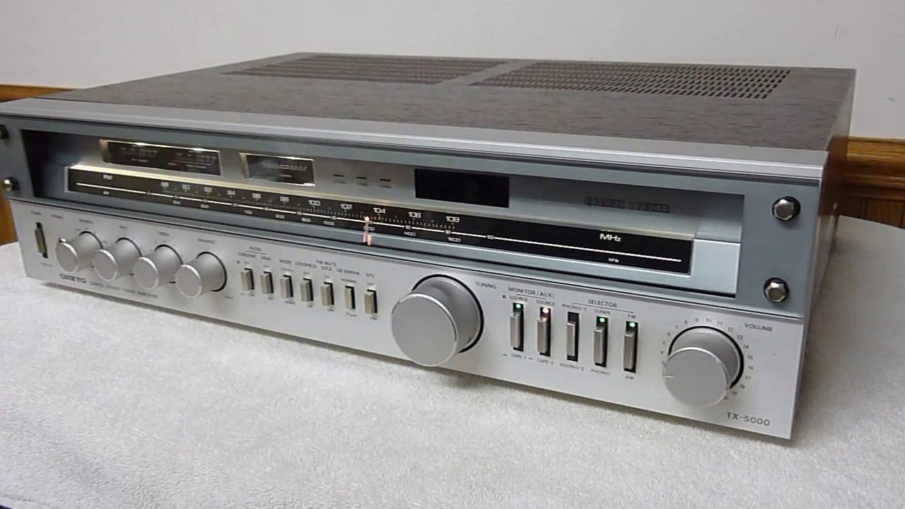 Audrad's Onkyo TX-5000 Servo Quartz Lock Tuner Amplifier - YouTube