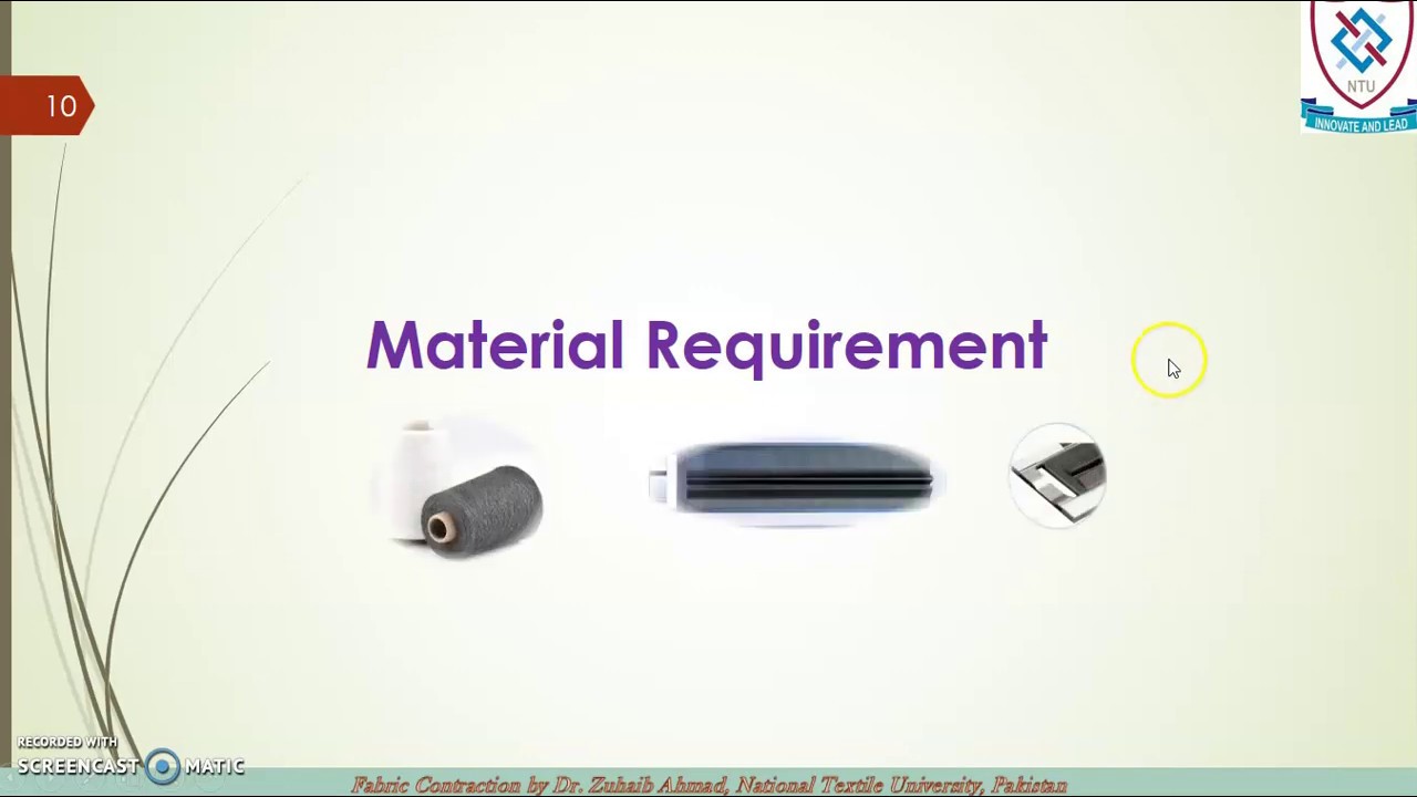 FMC_M6_Cloth Calculations_Part 3_Material Requirement - YouTube