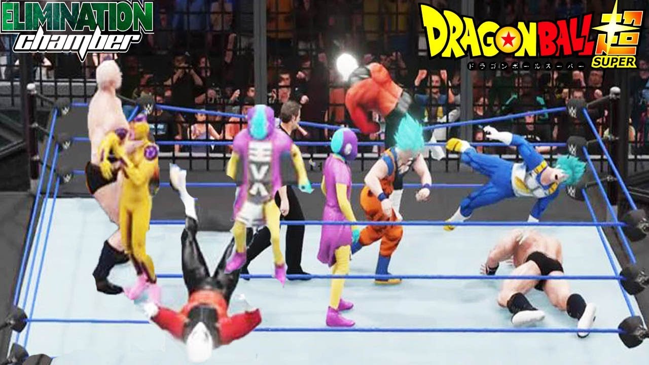 Dragon Ball Super - WWE Chamber Elimination 2018 - YouTube