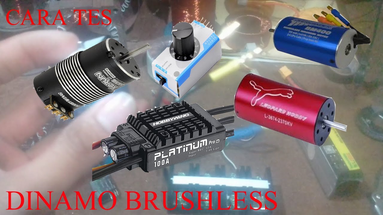 CARA TES DINAMO BRUSHLESS - YouTube