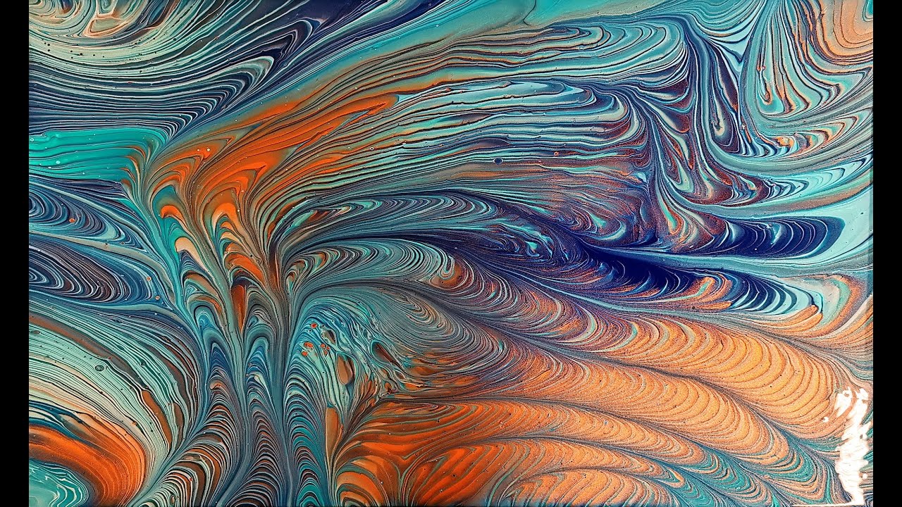 Walking Dustpan ~ Acrylic Pouring ~ Fluid Art ~ Fiona Art - YouTube