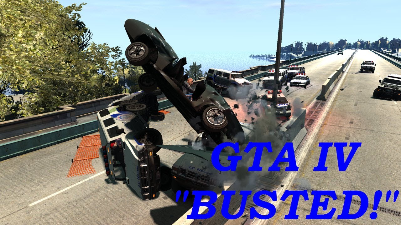 GTA IV Multiplayer Event - BUSTED! x6 & Demolition Derby x2 - YouTube
