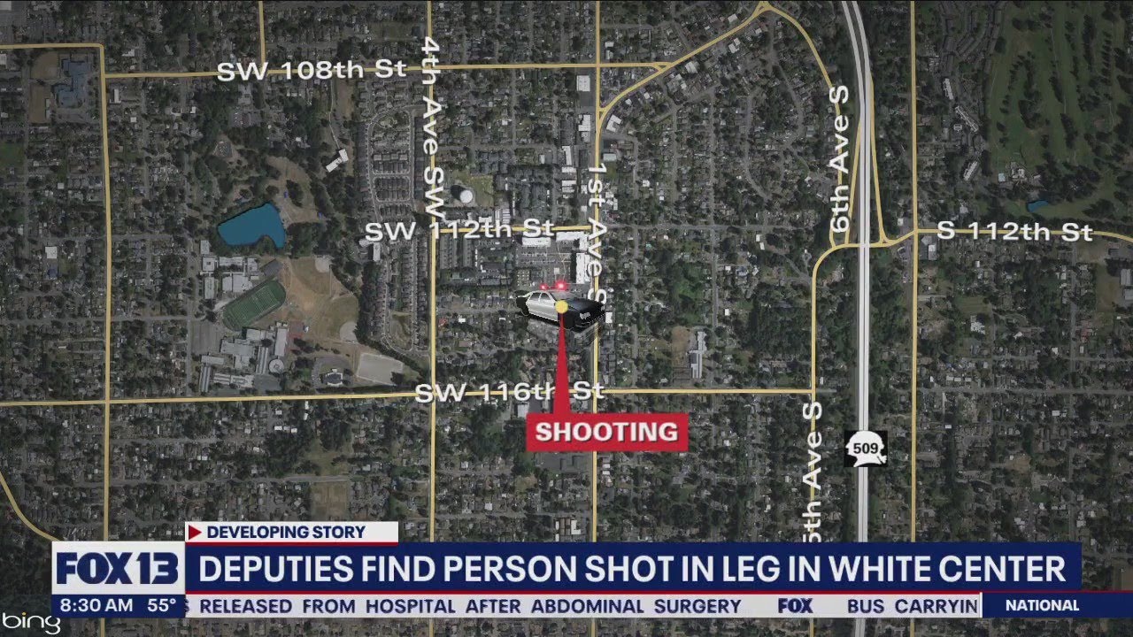 Deputies find person shot in leg in White Center - YouTube