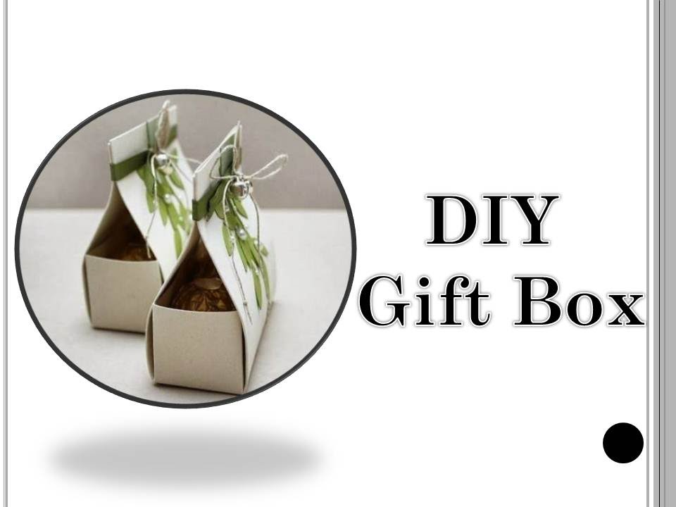 DIY cute gift boxes - YouTube