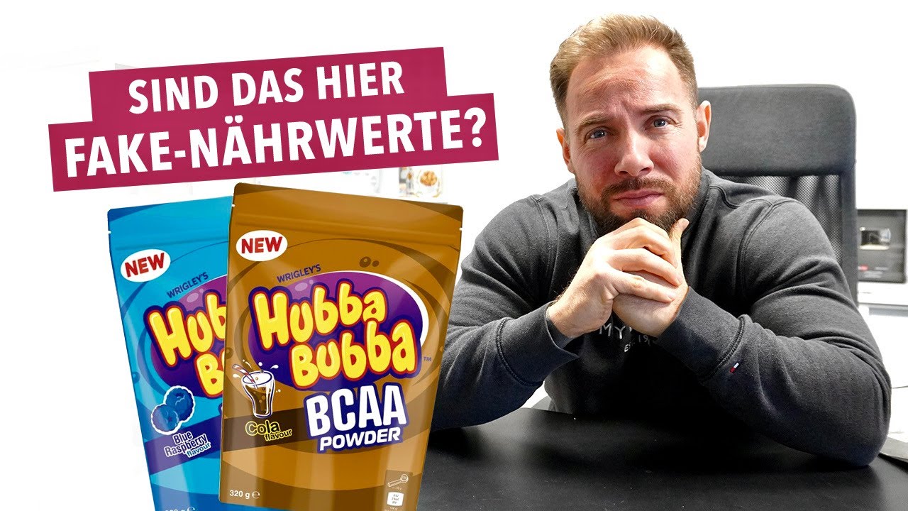 Hubba Bubba BCAA Powder im Test 🤯 Was stimmt mit den Nährwerten nicht ...