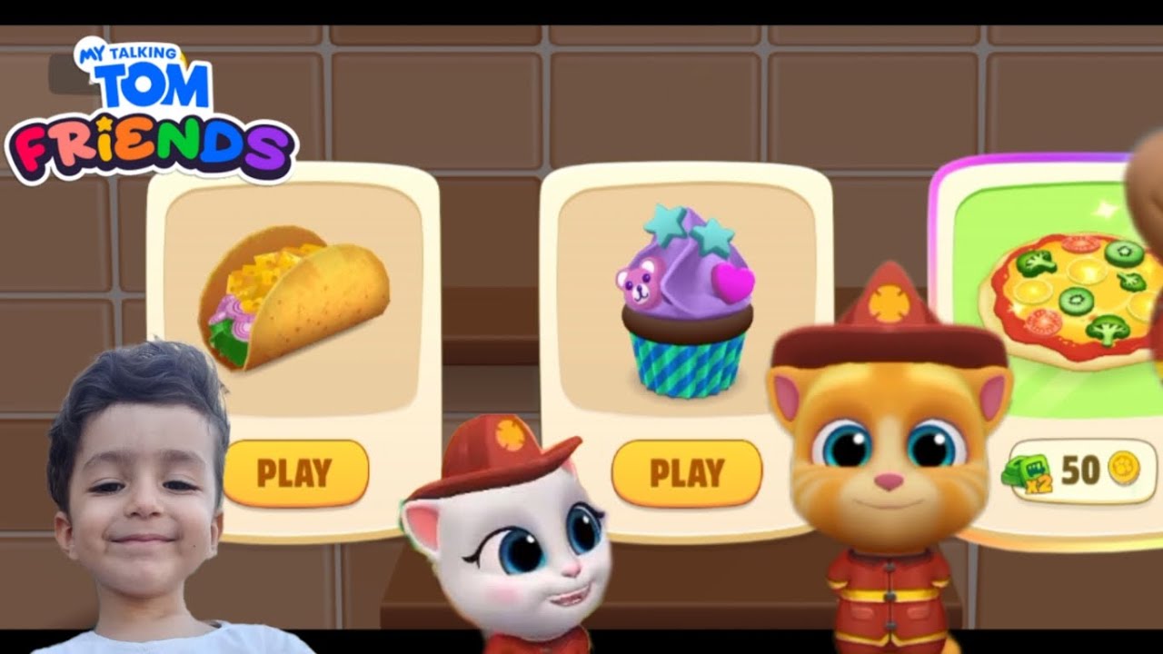 Yummy New Food/My Talking Tom friends 2024gameplay - YouTube