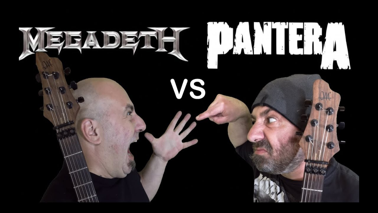 Megadeth VS Pantera (Guitar Riffs Battle) - YouTube
